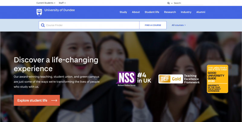 Homepage Banner Examples 2019